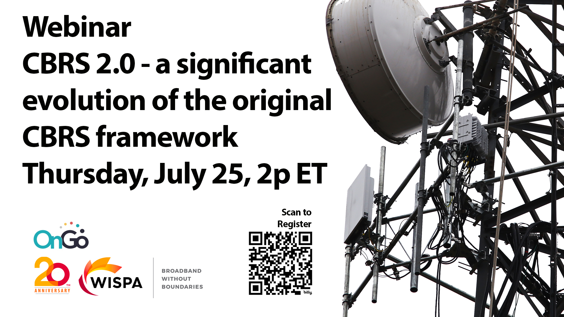 Webinar: Learn About the New CBRS 2.0 - WISPA